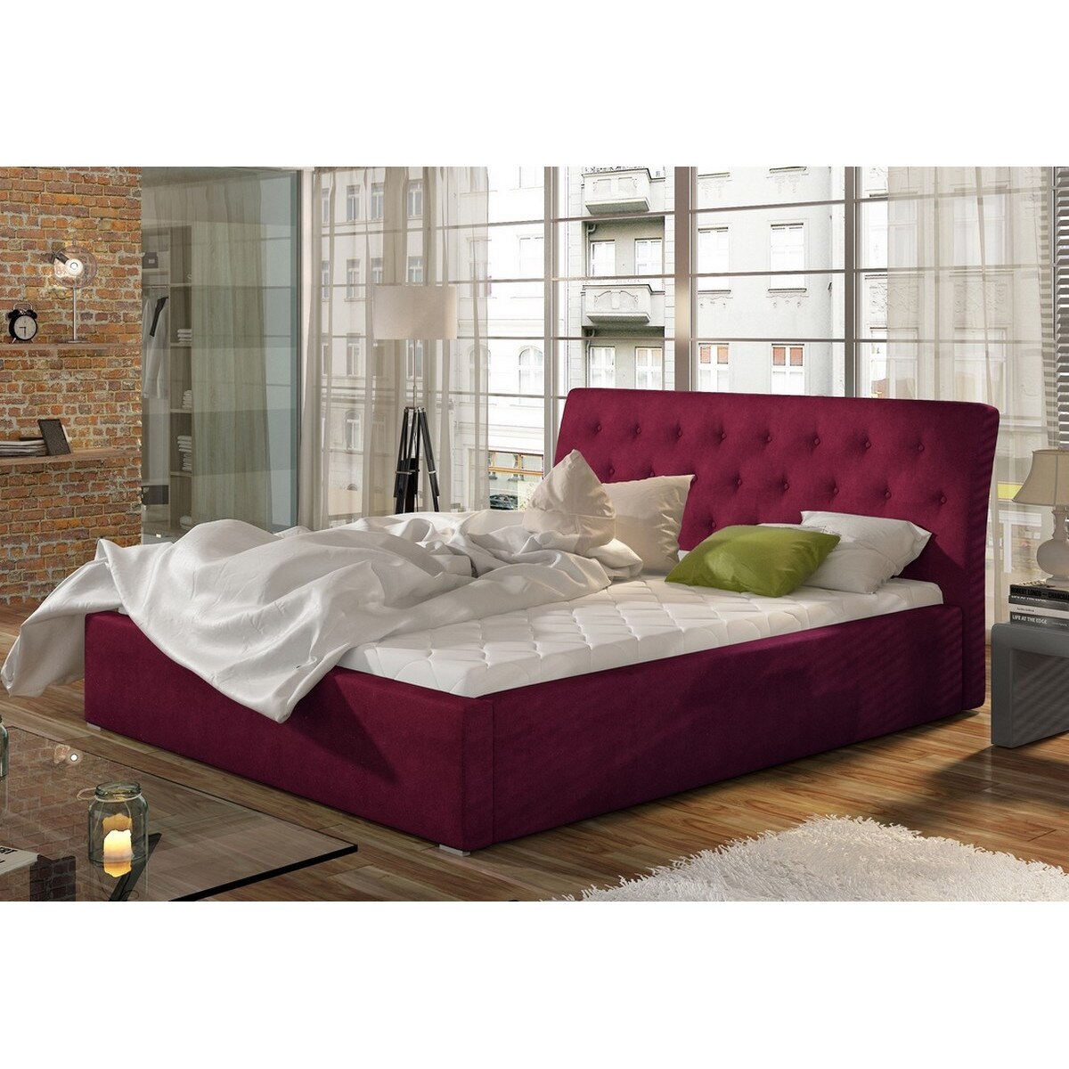 Pat matrimonial NEAPOL + somiera, 200x200, kronos 02 - eMAG.ro