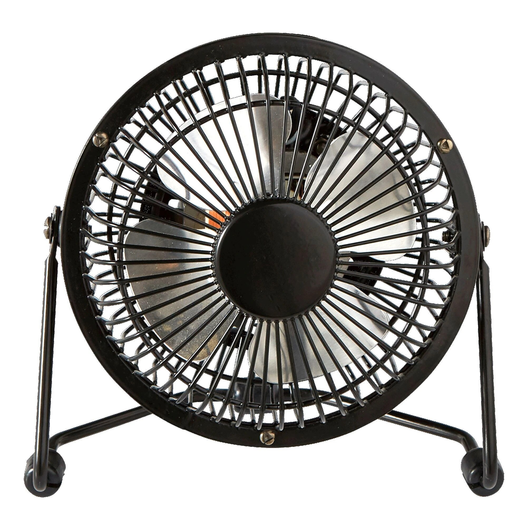 Mini Ventilator Metalic pentru birou, 1 viteza, 15 W, cablu 1.6 m ...