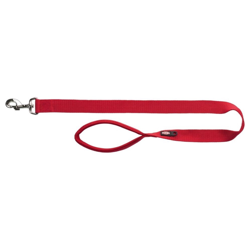 Lesa pentru caini, Trixie Premium, Nylon, 1m/30mm, Rosu - eMAG.ro