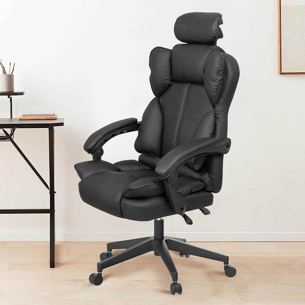 Timeless Tools Lux въртящ се стол с регулируема височина, черен - eMAG.bg