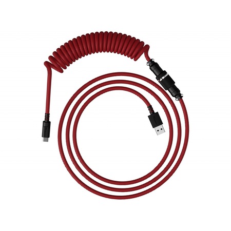 Кабел за клавиатура HyperX Coiled Cable USB-C Red-Black - eMAG.bg