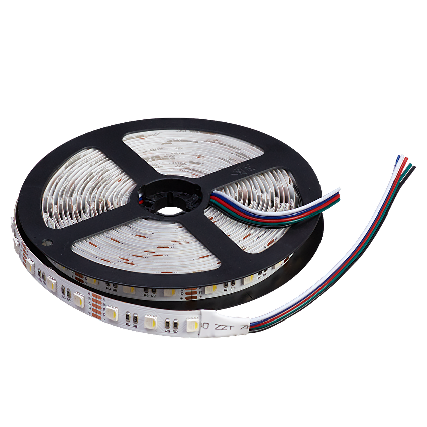 Banda LED, 17W/M, RGB+6000K, 12V DC, SMD5050, 60 LEDS/M, IP20, Ultralux ...