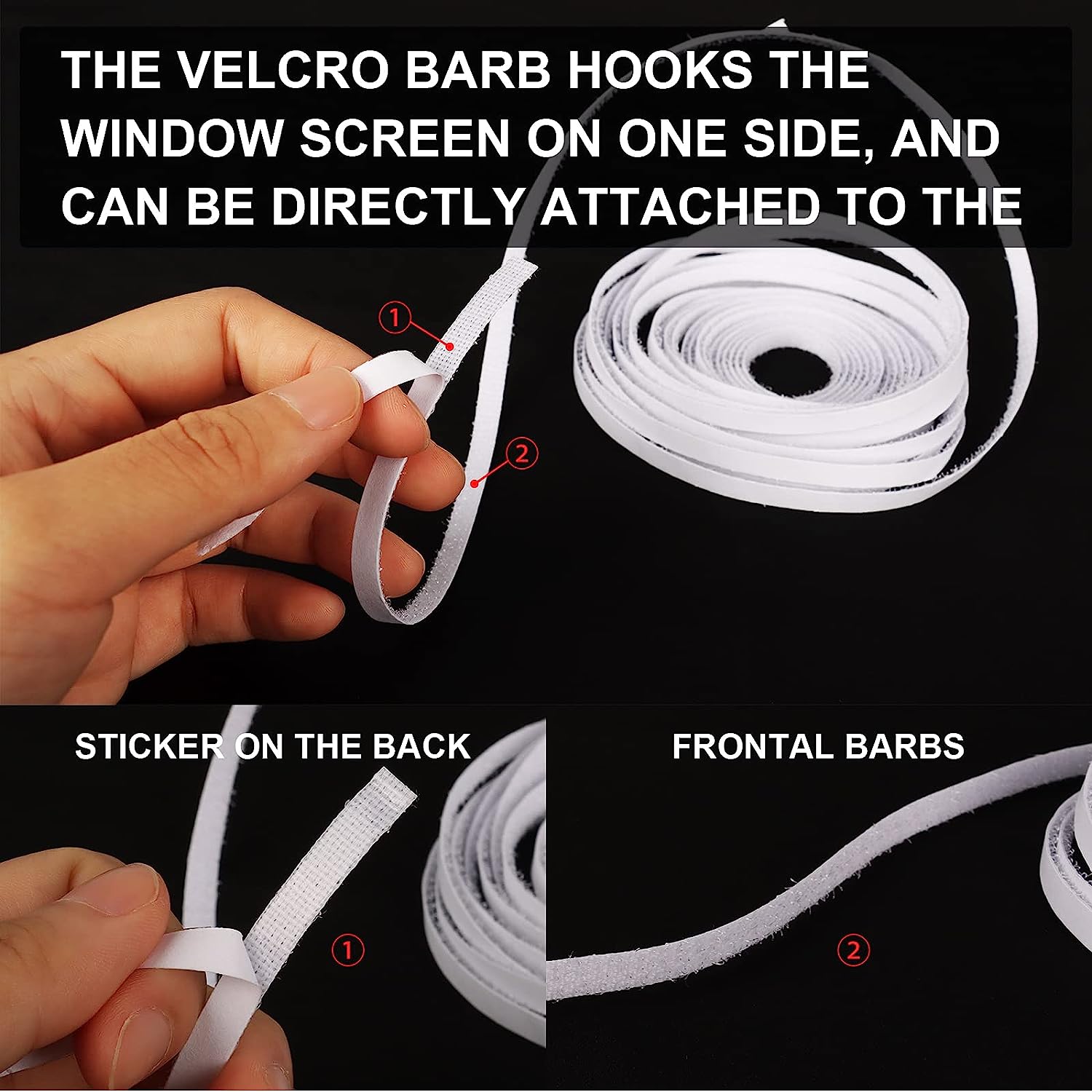 Plasa anti tantari pentru ferestre, Textil, Alb - eMAG.ro