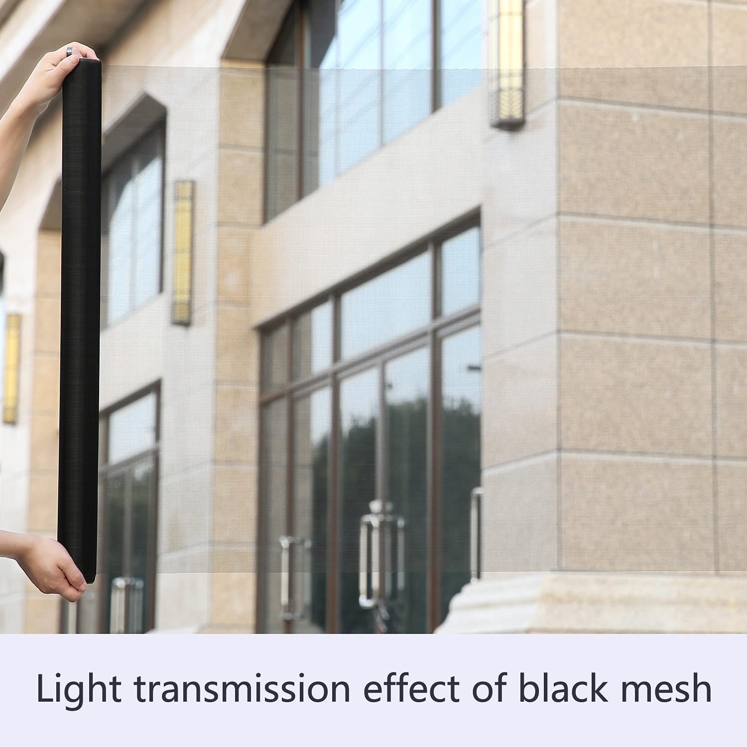 Plasa anti tantari pentru ferestre, Textil, Negru - eMAG.ro