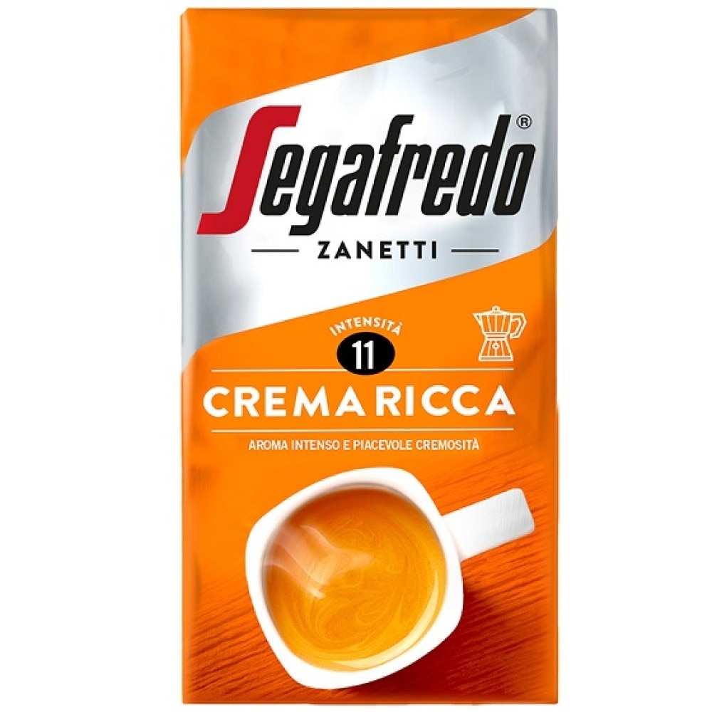 Segafredo Crema Ricca őrölt kávé, 11/12 erősségű, 250 g - eMAG.hu