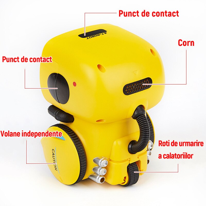Robot inteligent cu senzor, sundiguer, Interactiv, Control vocal ...