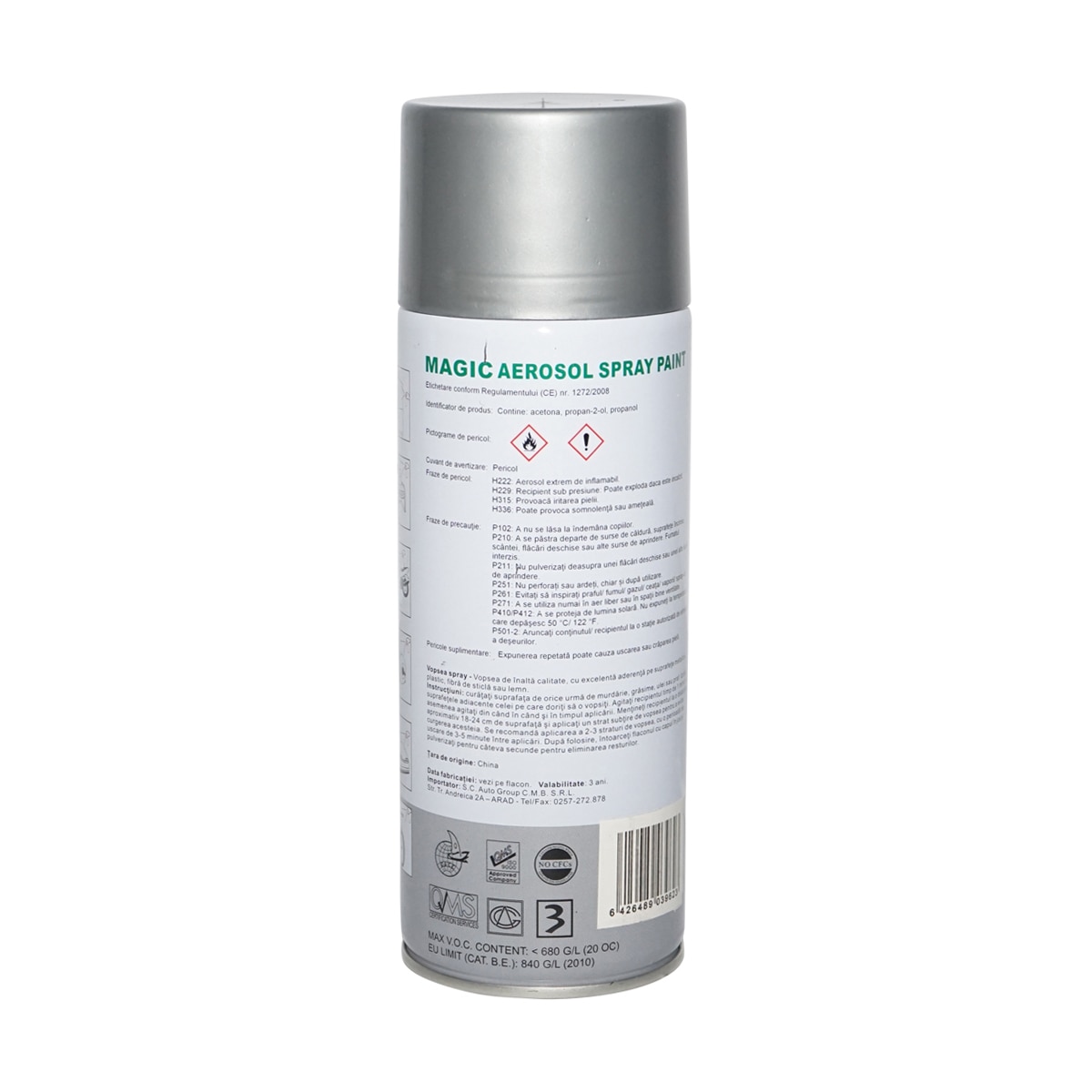 Spray vopsea Magic gri platin 450 ml - eMAG.ro