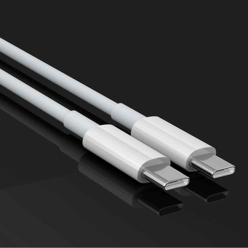 Кабел, USB C/USB C, 100W, 5A, 2 м, Бял - eMAG.bg