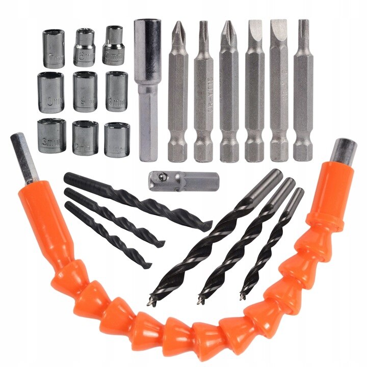 Masina gaurit insurubat filetanta acumulator 18 V 2 baterii + accesorii ...