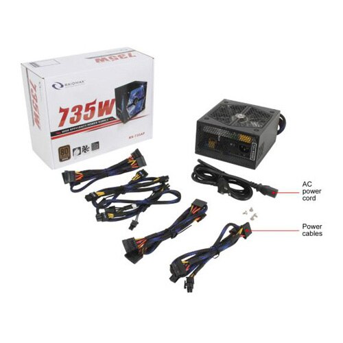 Sursa Raidmax Scorpio Vortex 80PLUS Bronze, 735W, Semi modulara, ATX ...