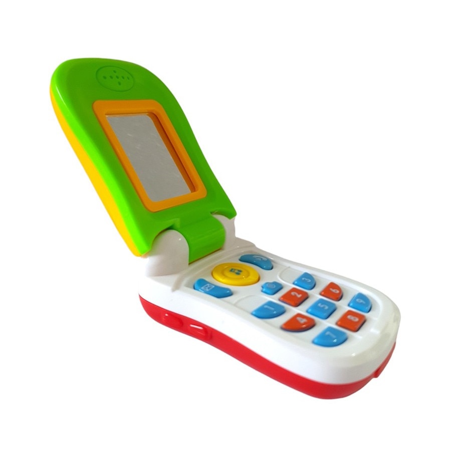 Telefon interactiv, educational pentru copii cu butoane care emit ...