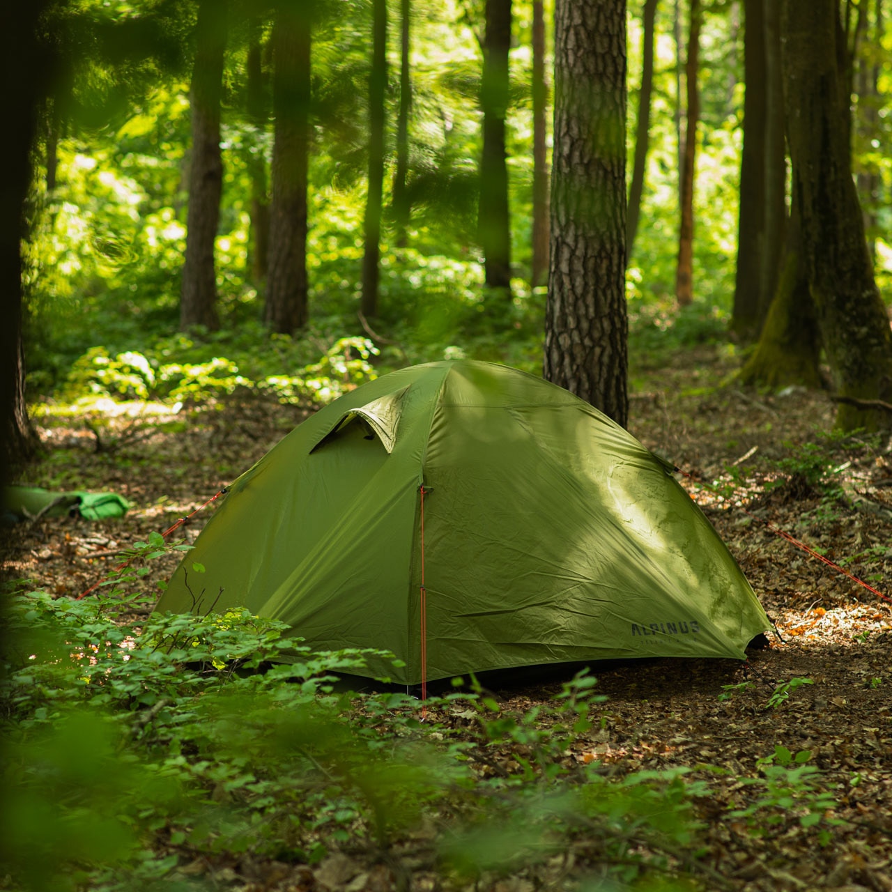 Cort pentru camping, Alpinus, Poliester/Fibra de sticla, 2 persoane ...