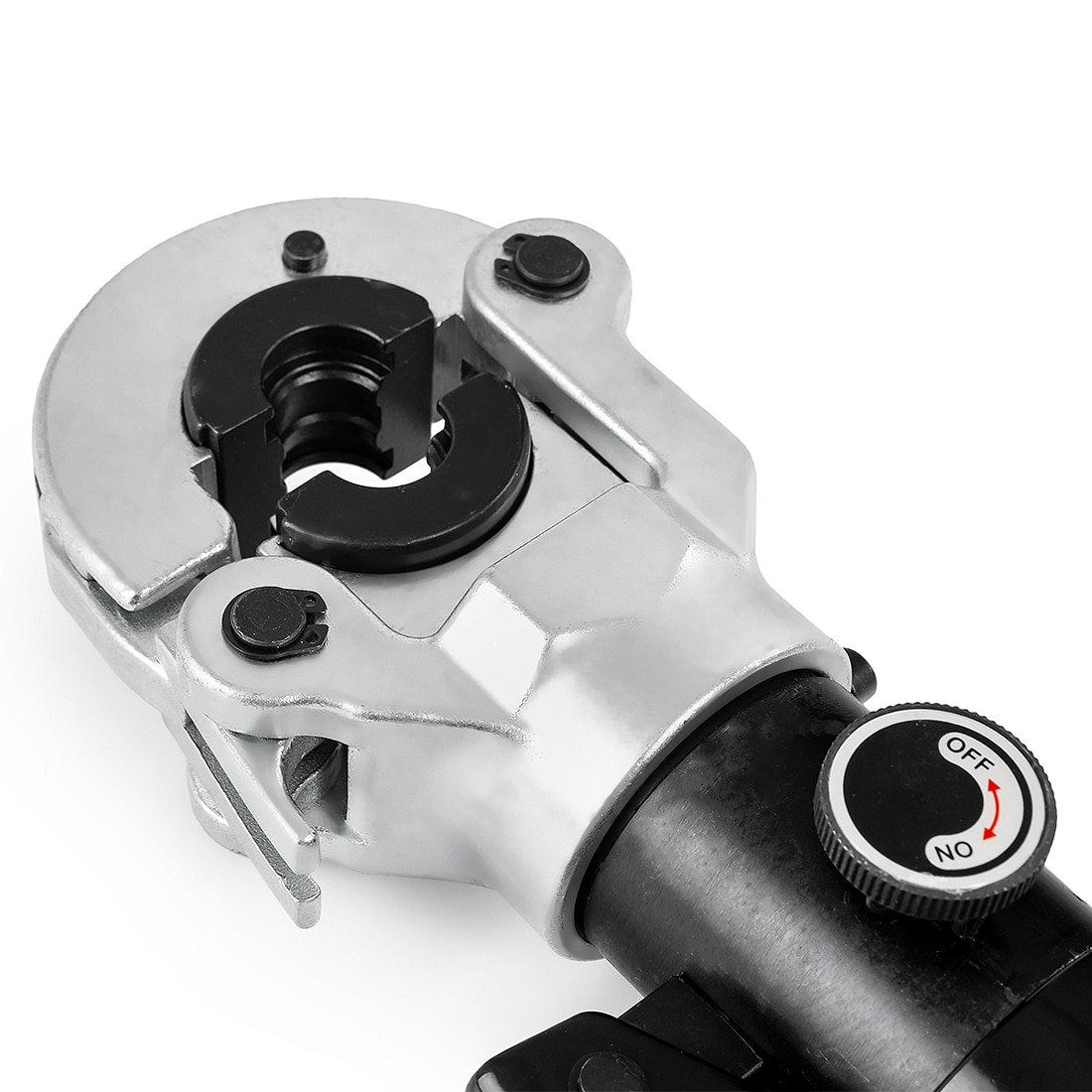 Cleste de sertizare, Otel, Hidraulic, Cu 4 matrite, Negru/Argintiu ...