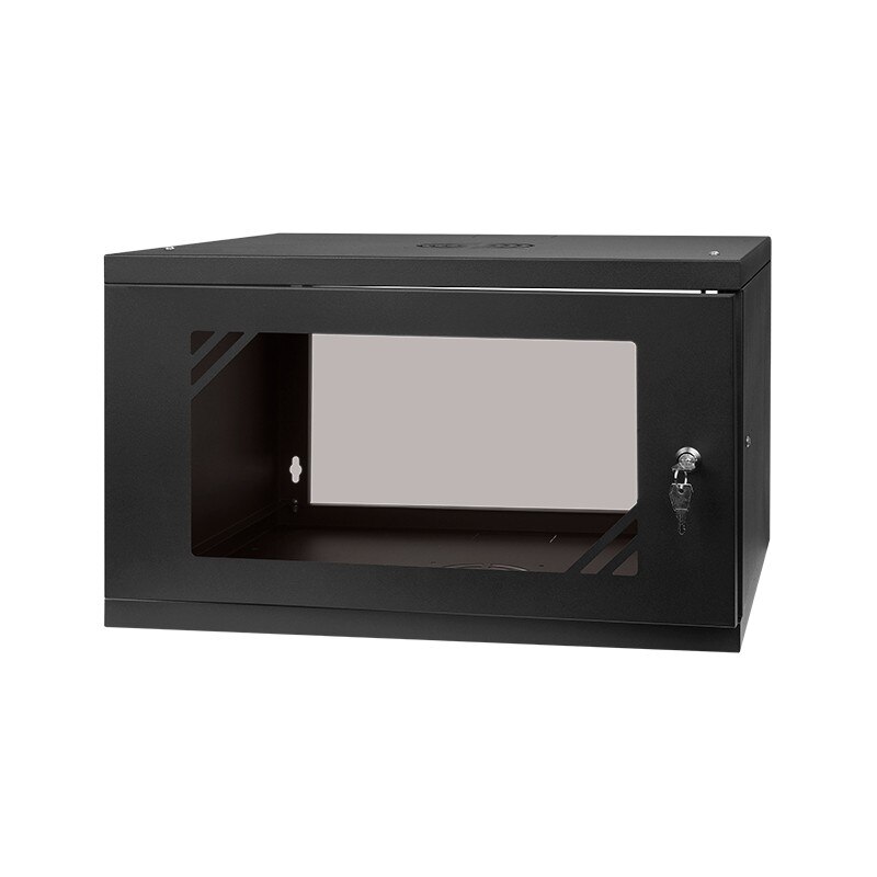 Cabinet metalic, RACK, 19'' 6U, 600x350 mm, IP20, Negru - eMAG.ro