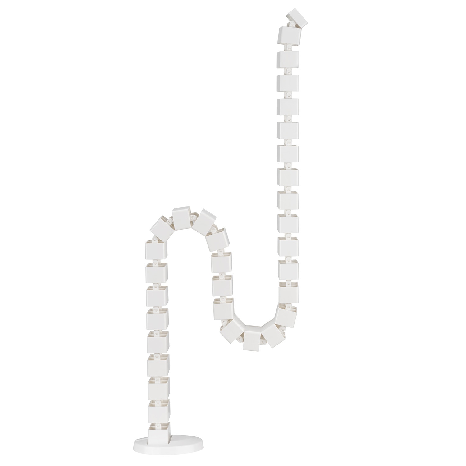 Ghidaj mascare cabluri magnetic, Spacetronik, 130 cm, Alb - eMAG.ro