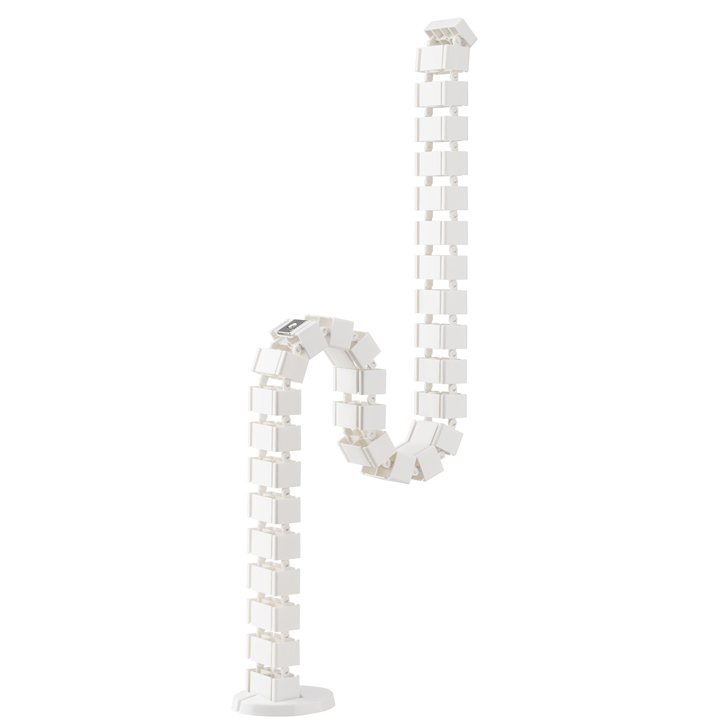 Ghidaj mascare cabluri magnetic, Spacetronik, 130 cm, Alb - eMAG.ro