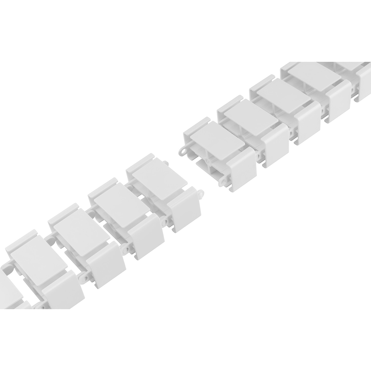 Ghidaj mascare cabluri magnetic, Spacetronik, 130 cm, Alb - eMAG.ro