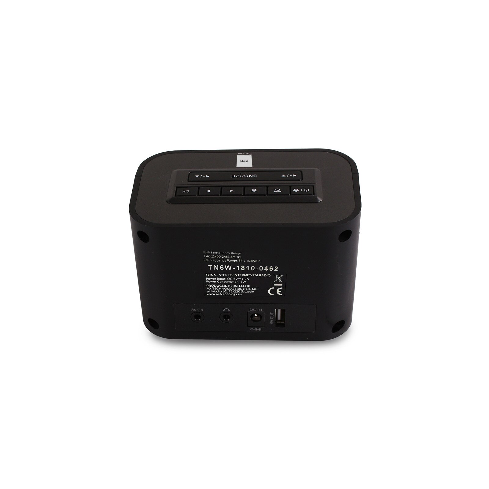 Radio, Opticum, FM/Internet, Negru - eMAG.ro