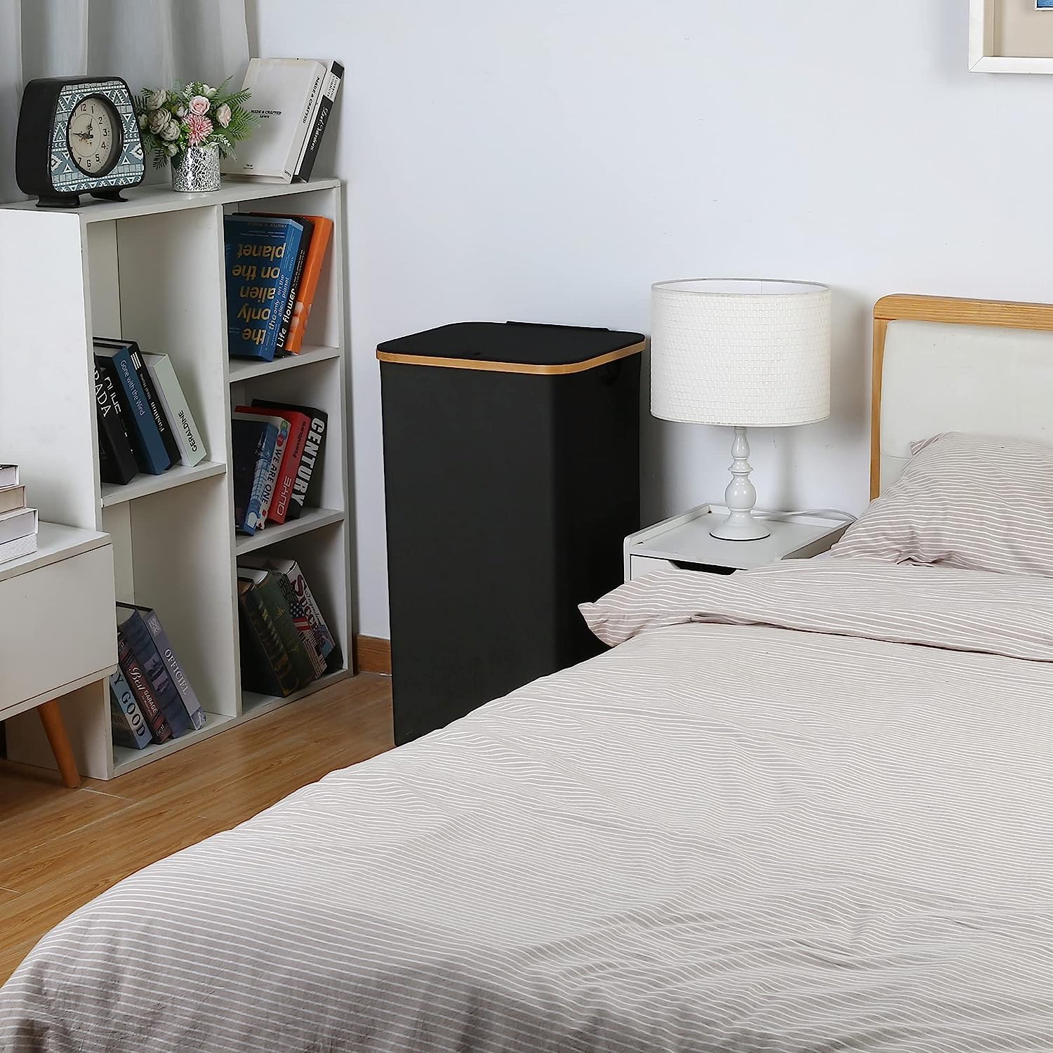 Cos Rufe, Oricean®, Din Material Textil, Capac si Manere, Cadru Bambus ...