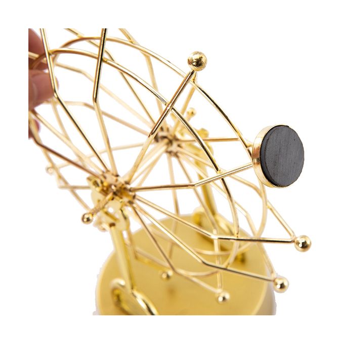 Perpetuum mobile tip Roata cu miscare perpetua continua, 23 cm, pentru remedii si relaxare ...