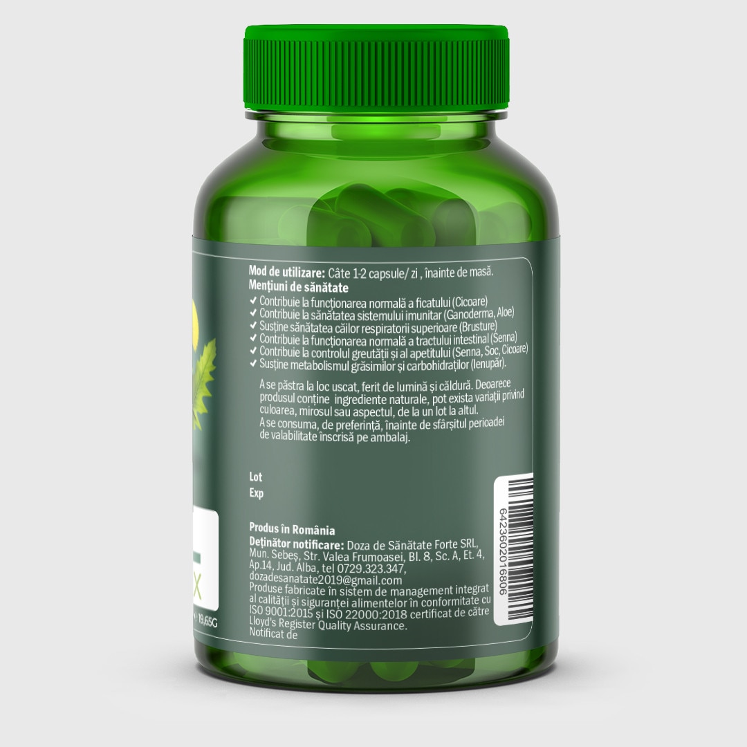 Supliment alimentar pentru detoxifiere, Doza de Sanatate, Herbal Detox ...