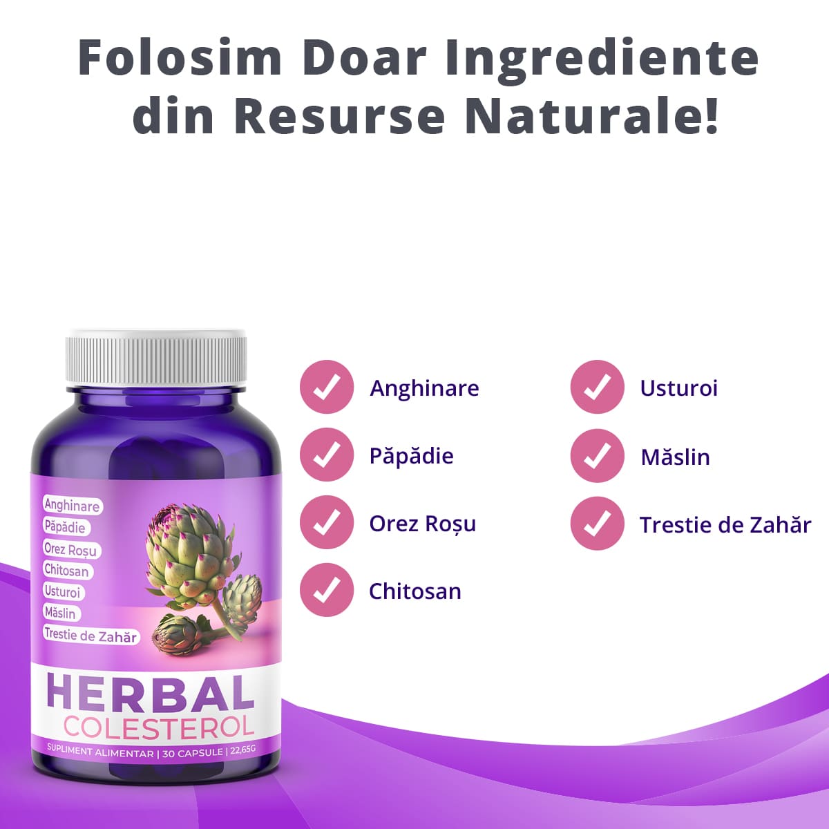 Supliment alimentar pentru colesterol, Doza de Sanatate, Herbal ...