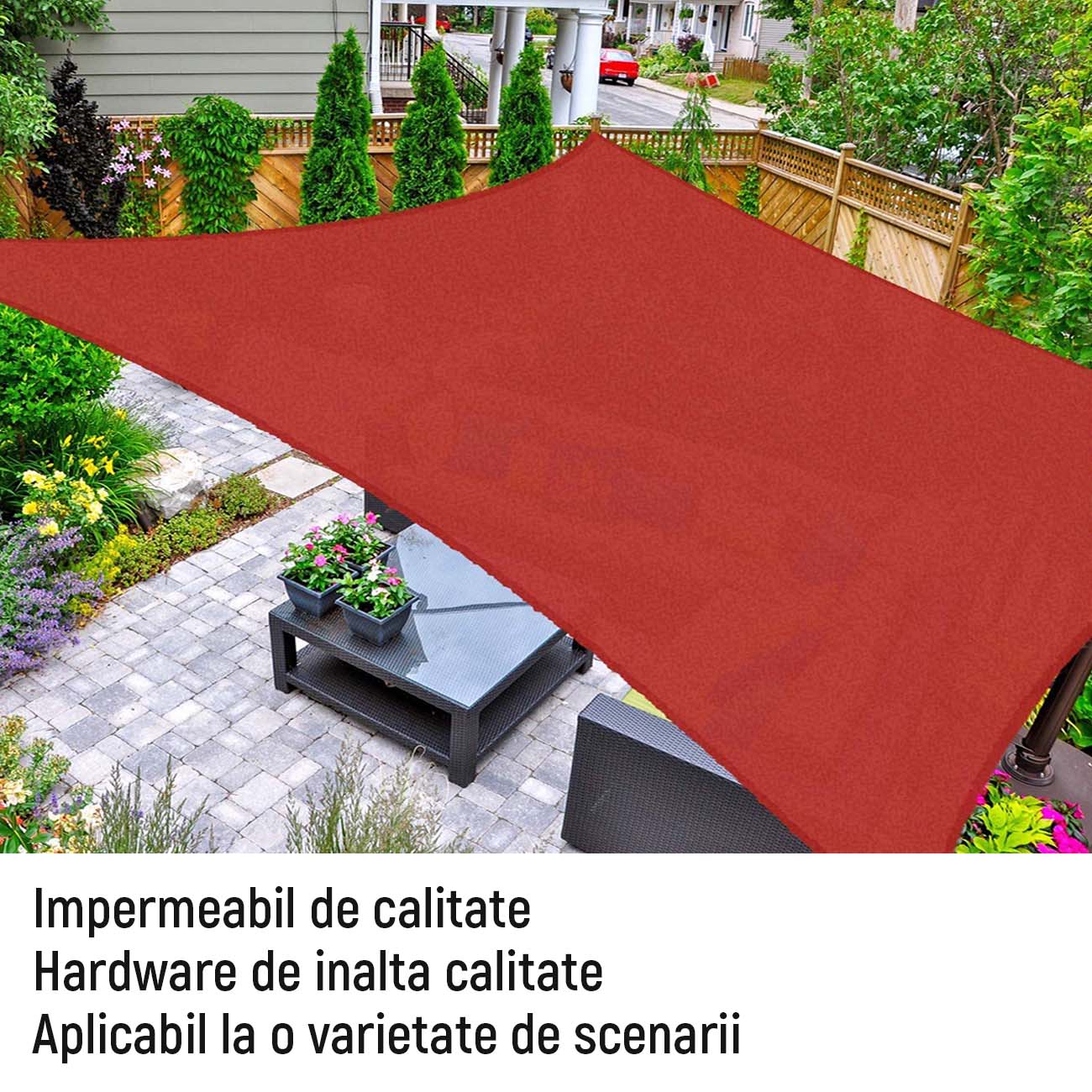 Copertina soare vara, Vaxiuja, Patrata, Rezistenta la apa si la praf ...