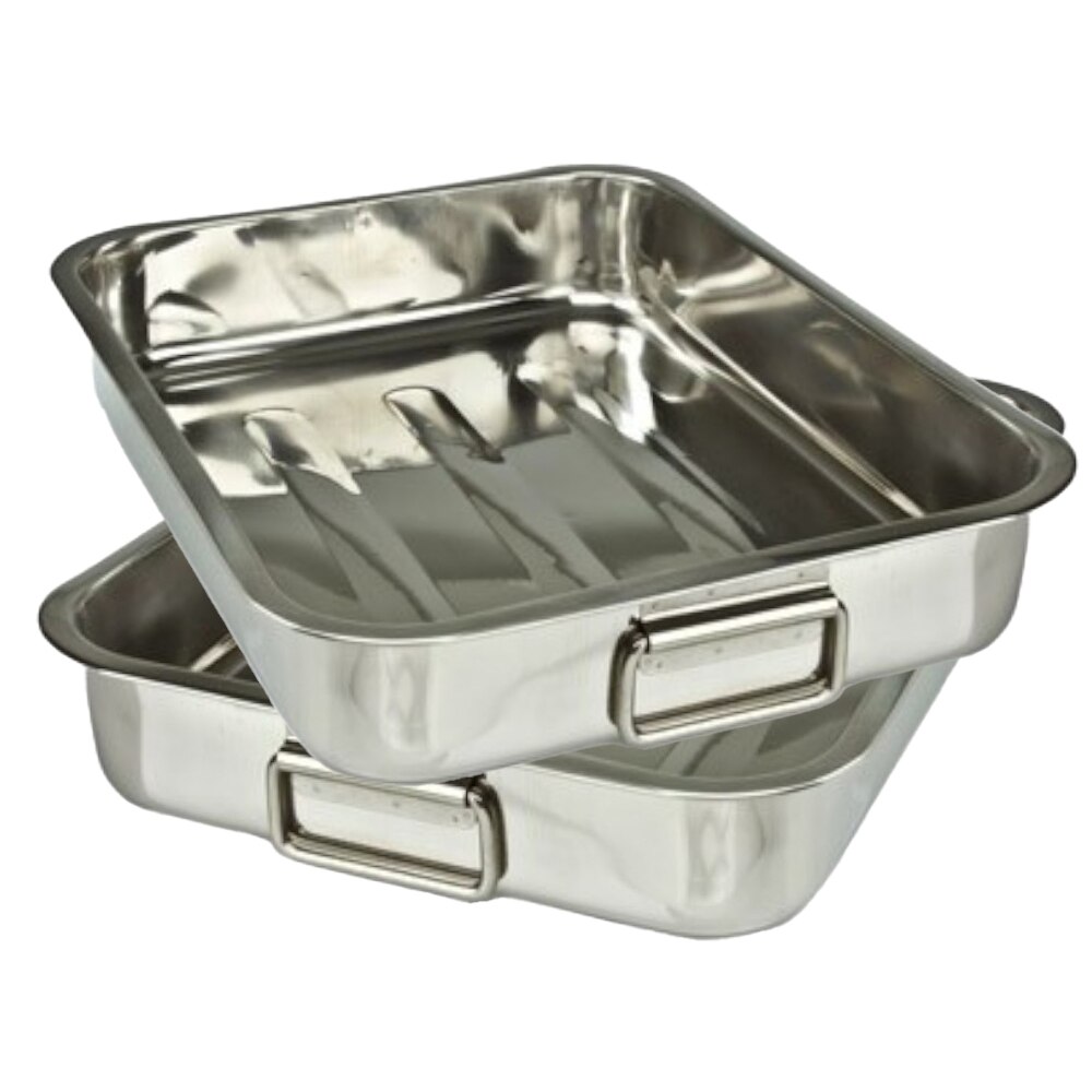 Set 2 x Tava Copt din Inox cu Diametru 40 cm, Grunberg - eMAG.ro