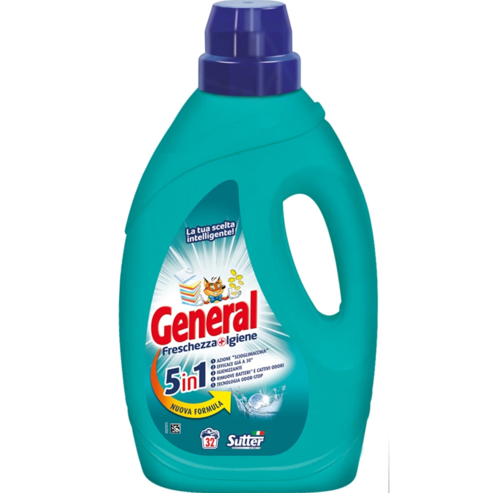 Detergent lichid General Freschezza 32 spalari 1440ml - eMAG.ro