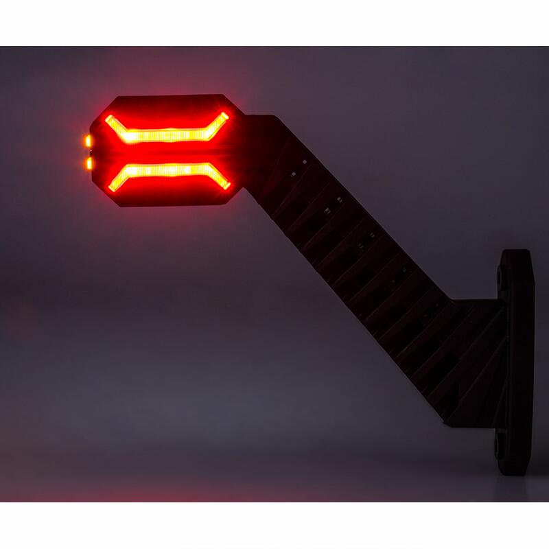 Lampa gabarit cu brat oblic 45°, 200mm, LED, 3 functii, stanga, Dragon ...
