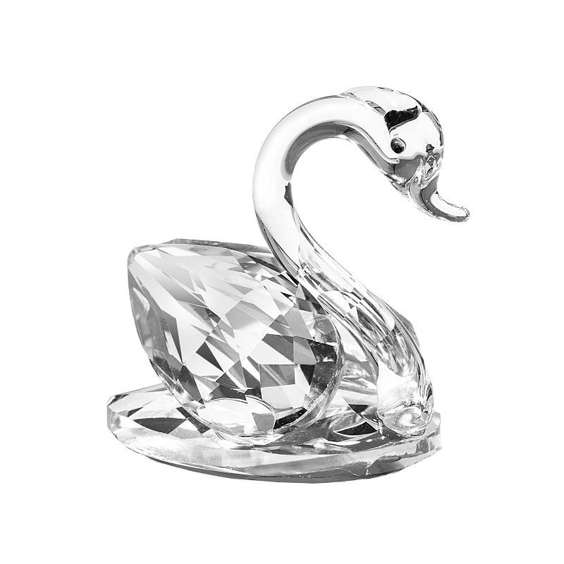 Props model Lebada de cristal 5x4 cm, Gonga® Transparent - eMAG.ro