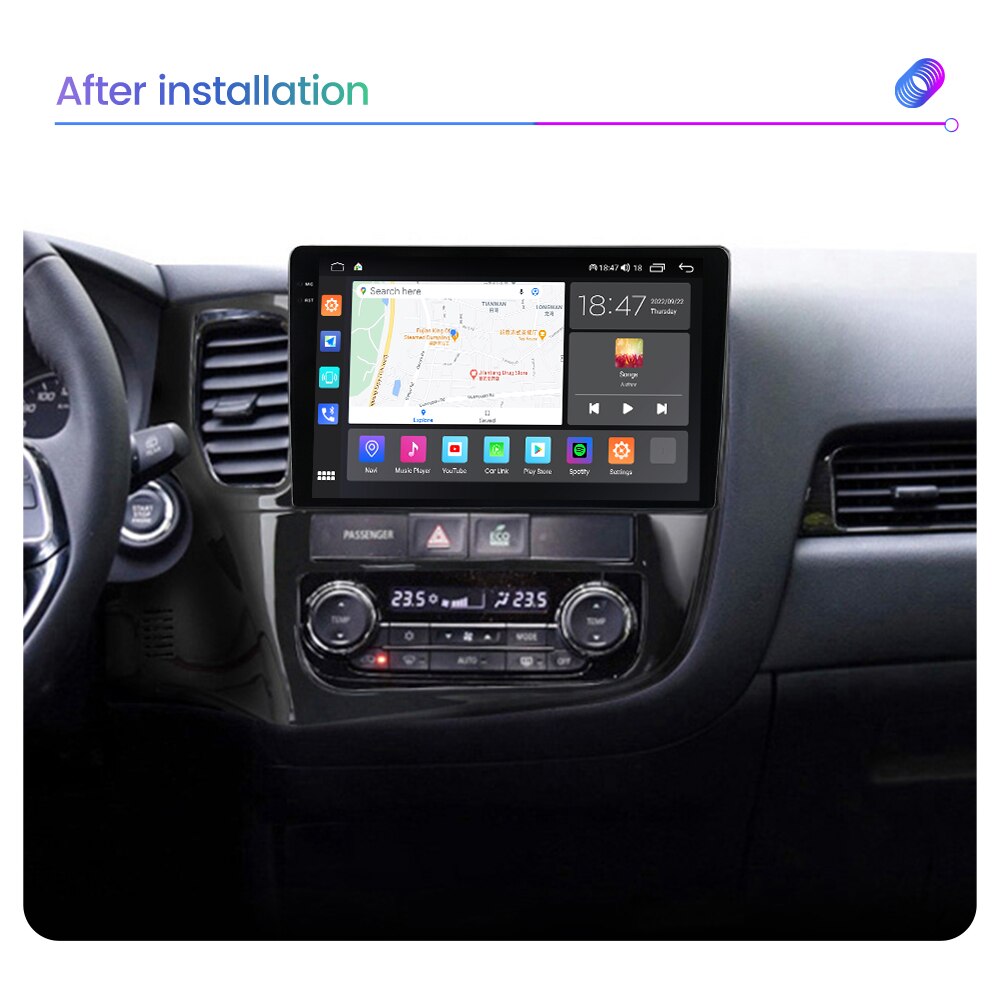 Navigáció Mitsubishi Outlander 3 2013-2018 között, NAVIGPS, 2K ...