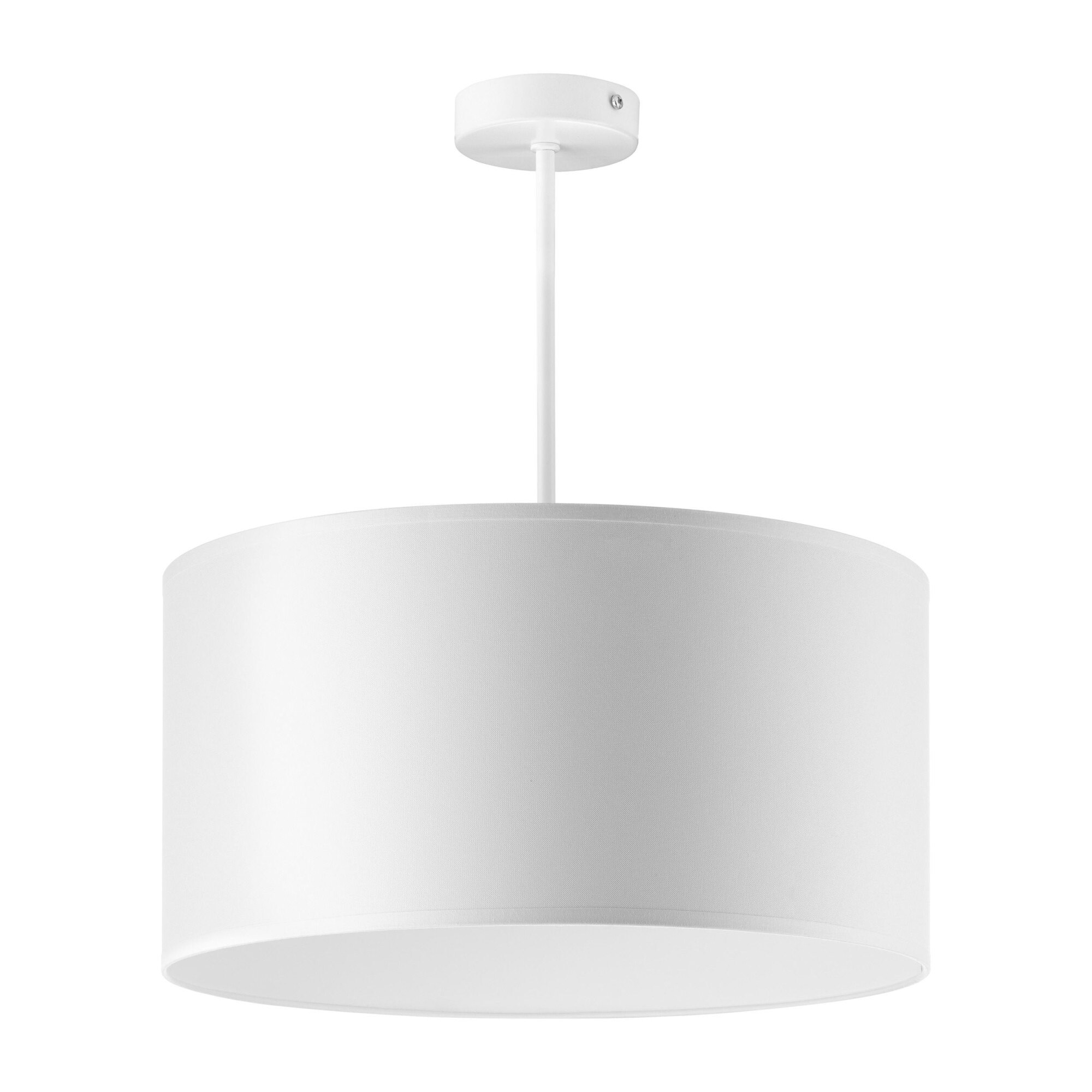 Lustra ADVITI Rollo AD-LD-6340WE27T, E27, 1 x 60W, alb - eMAG.ro