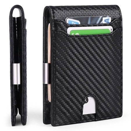 Portofel din piele pentru barbati, Nivazo, protectie RFID carduri, cu ...