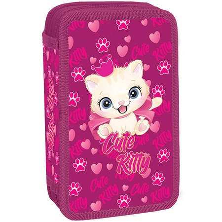 Penar S-cool, echipat, 2 fermoare, 29 piese, 20x13x5 cm, Cute Kitty ...