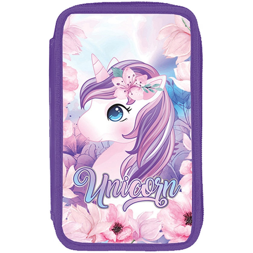 Penar S-cool, echipat, 2 fermoare, 29 piese, 20x13x5 cm, Unicorn - eMAG.ro