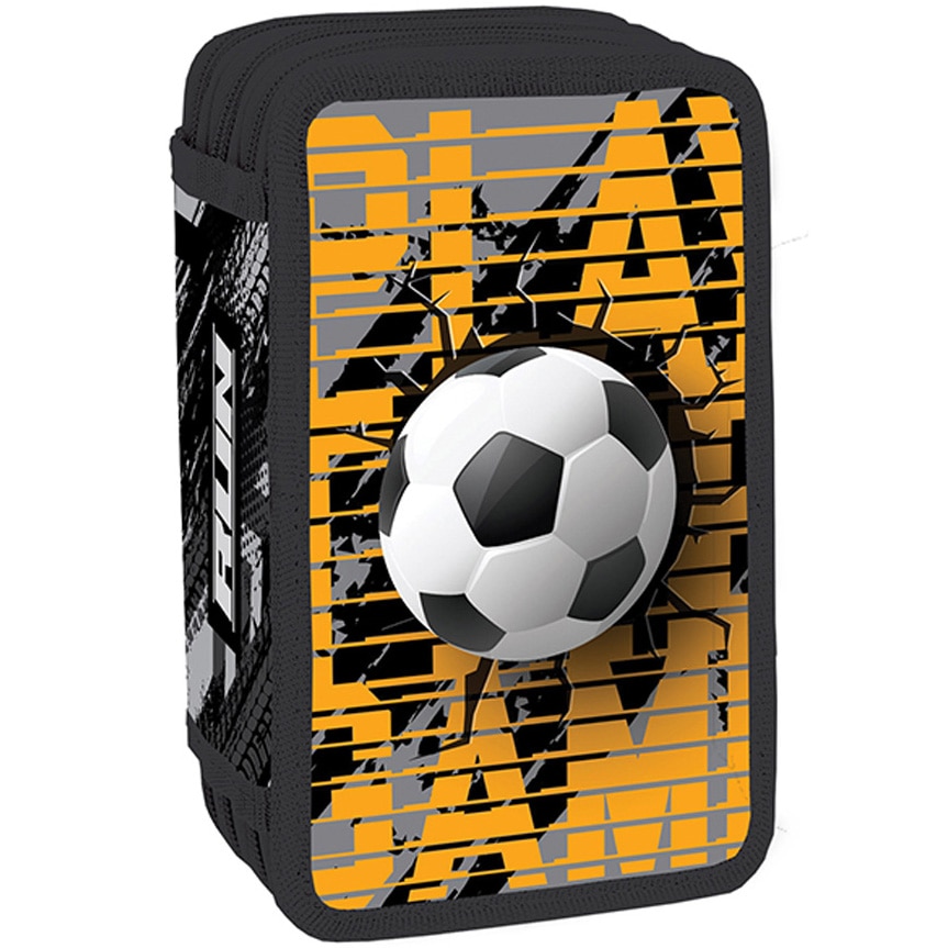Penar S-cool, echipat, 3 fermoare, 39 piese, 20x13x6.5 cm, Football ...
