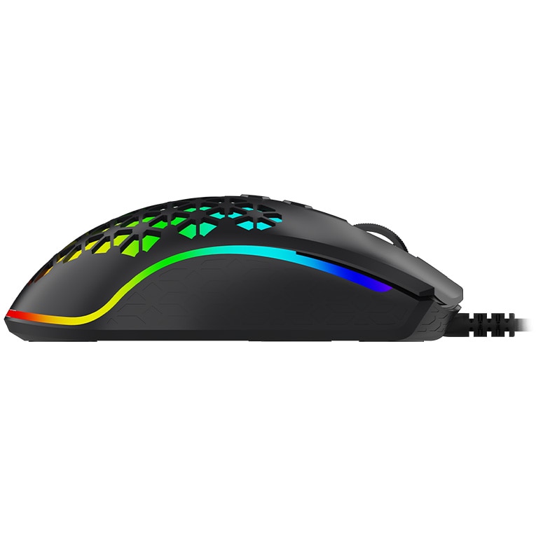 Mouse Aqirys Polaris, 19K dpi, 61grame, Multicolor - eMAG.ro