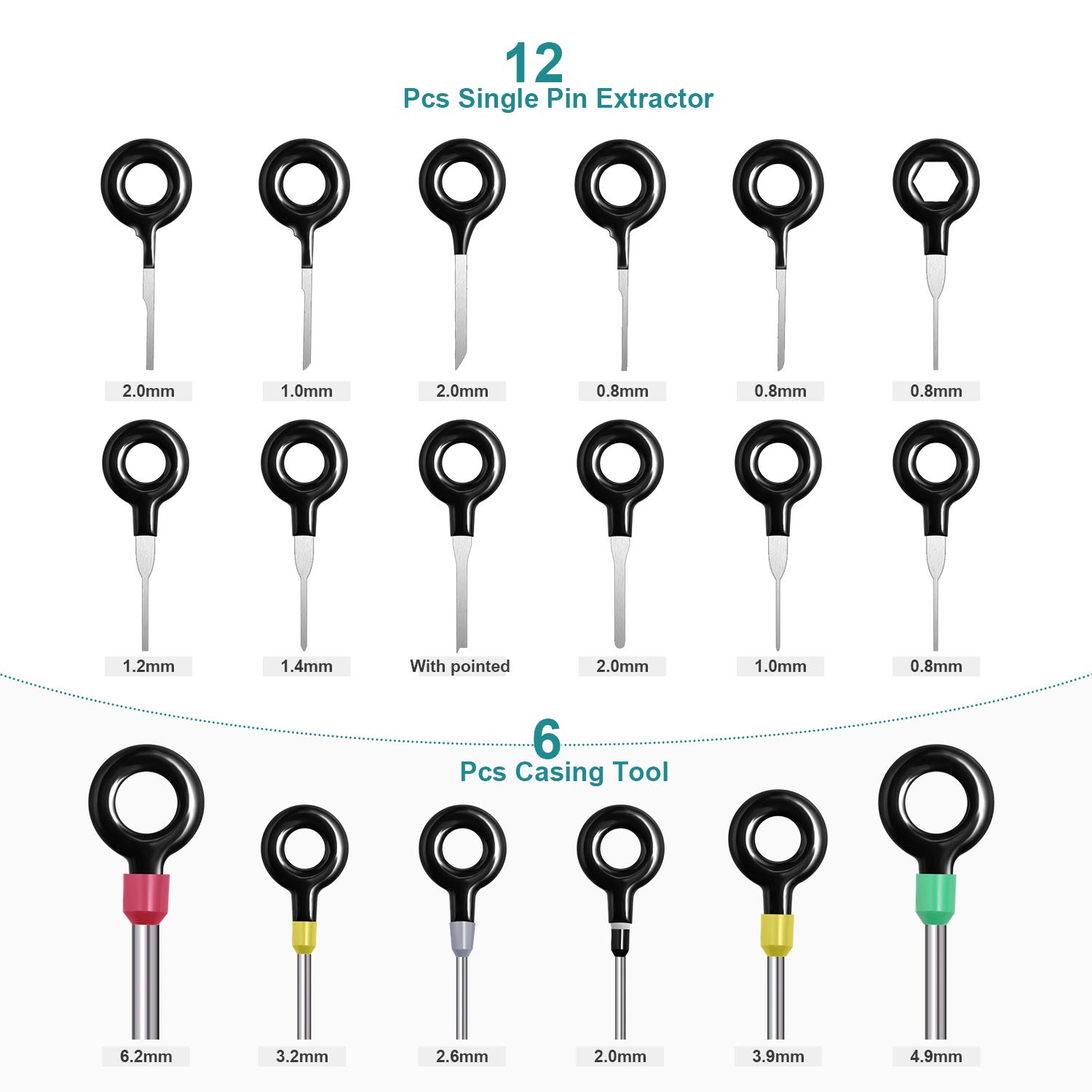 Set 38 bucati extractor de pini din mufe auto, MorFansi, pentru a ...