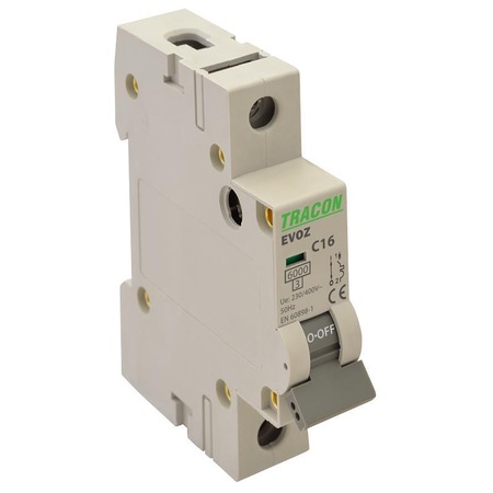 Електрически предпазител, Tracon Electric, 6A, Бял - eMAG.bg