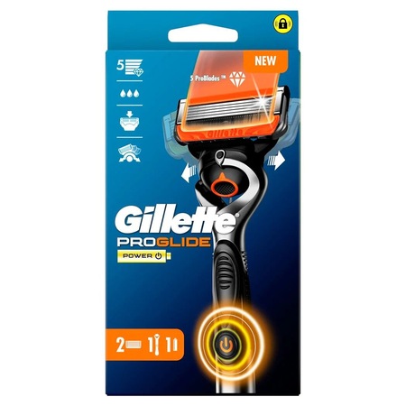 Самобръсначка Gillette ProGlide Power, С 2 резерви - eMAG.bg