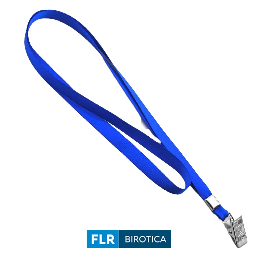 Snur textil pentru ecuson albastru, cu clips, FLR, 50 buc/set - eMAG.ro