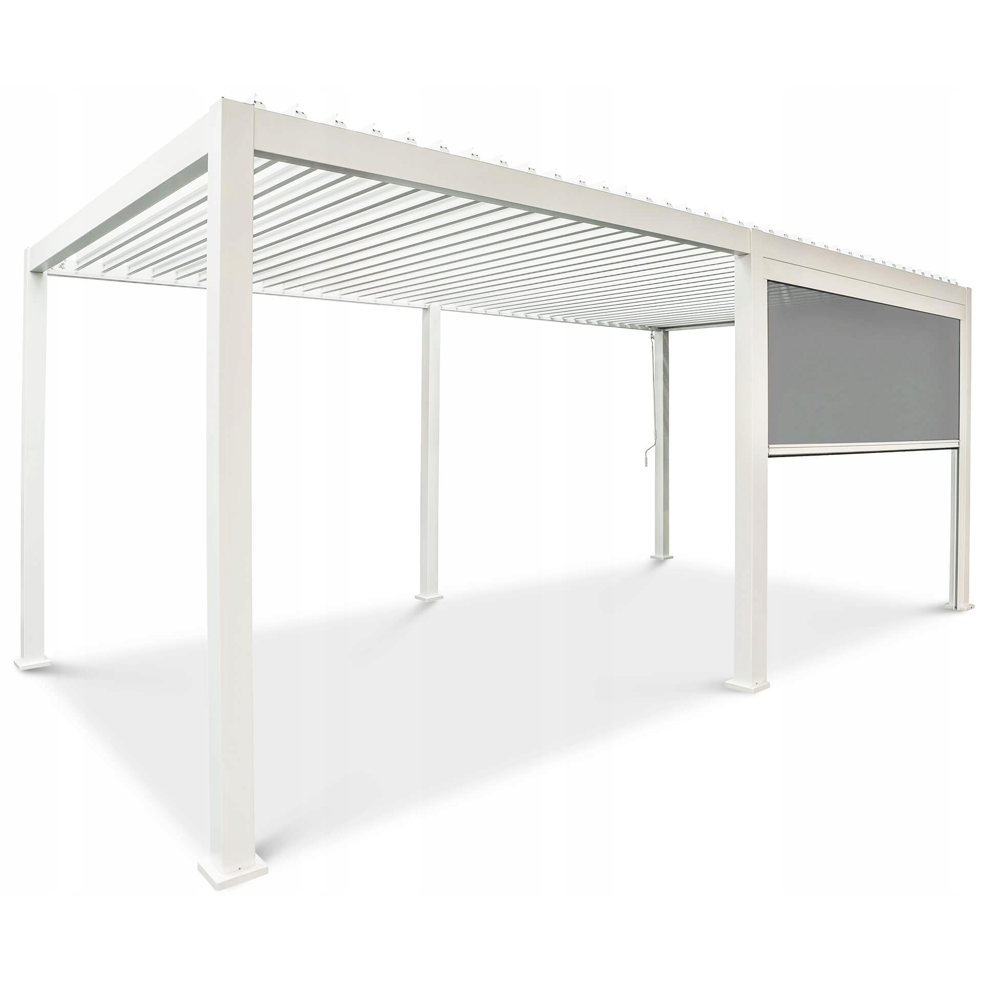 Paravan mobil gradina, Focus Garden, Vinil, 3 m, Alb - eMAG.ro