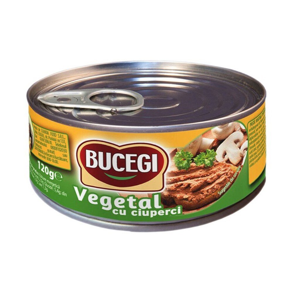 Set 6 x Pasta Vegetala cu Ciuperci Bucegi, 120 g - eMAG.ro