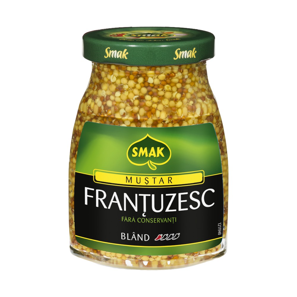 Set 4 x Mustar Frantuzesc, Smak, 180 g - eMAG.ro