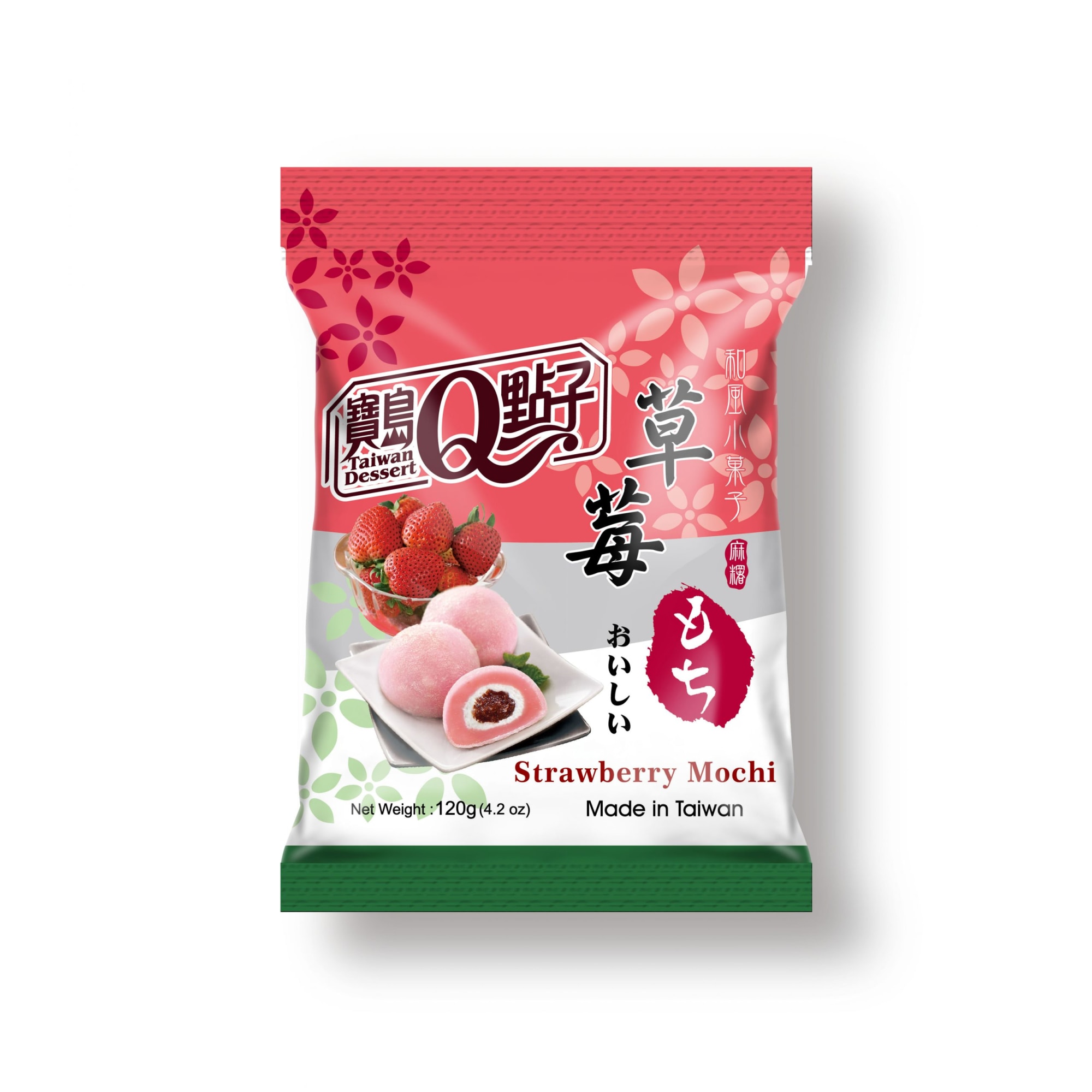 Prajituri Mochi cu capsuni, 120g, Q - eMAG.ro