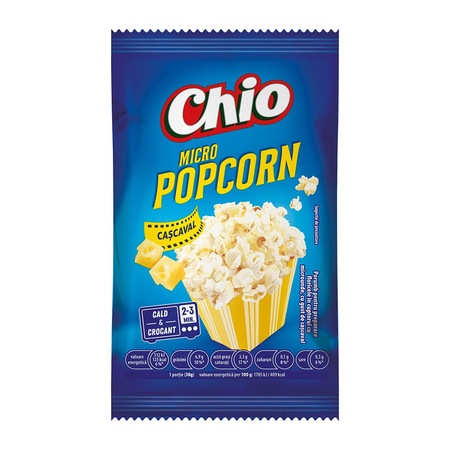 Set 7 x Popcorn cu Cascaval Chio, pentru Microunde, 80 g - eMAG.ro