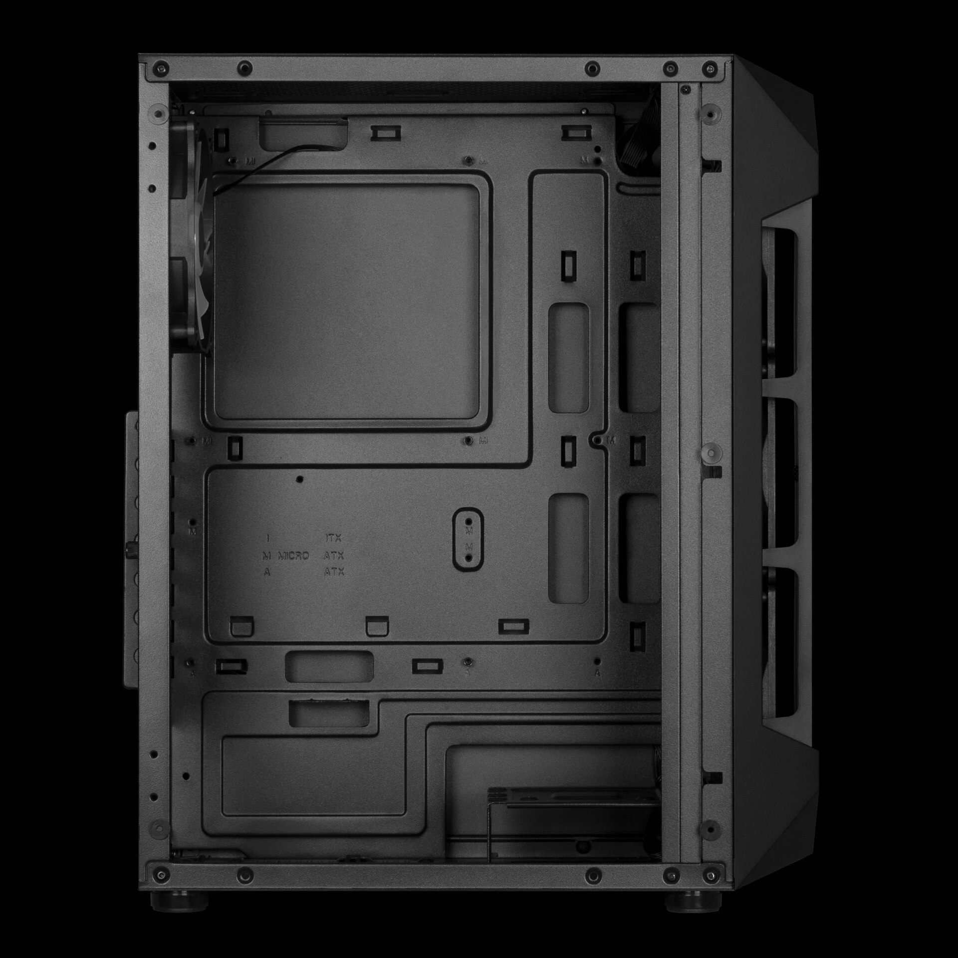 Компютърна кутия Gamdias кутия Case ATX - AURA GC1 - aRGB, Tempered ...