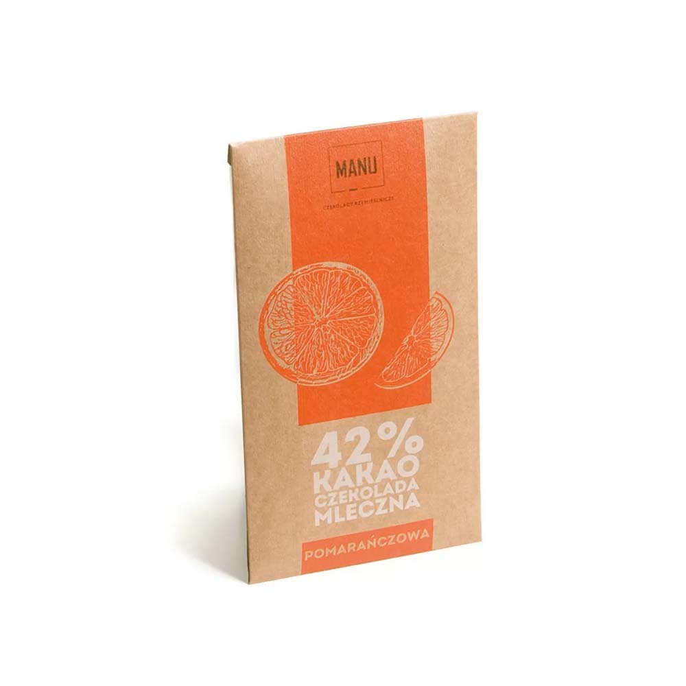 Ciocolata cu lapte si portocale, Chocolate Story, 42% cacao, 50 g - eMAG.ro