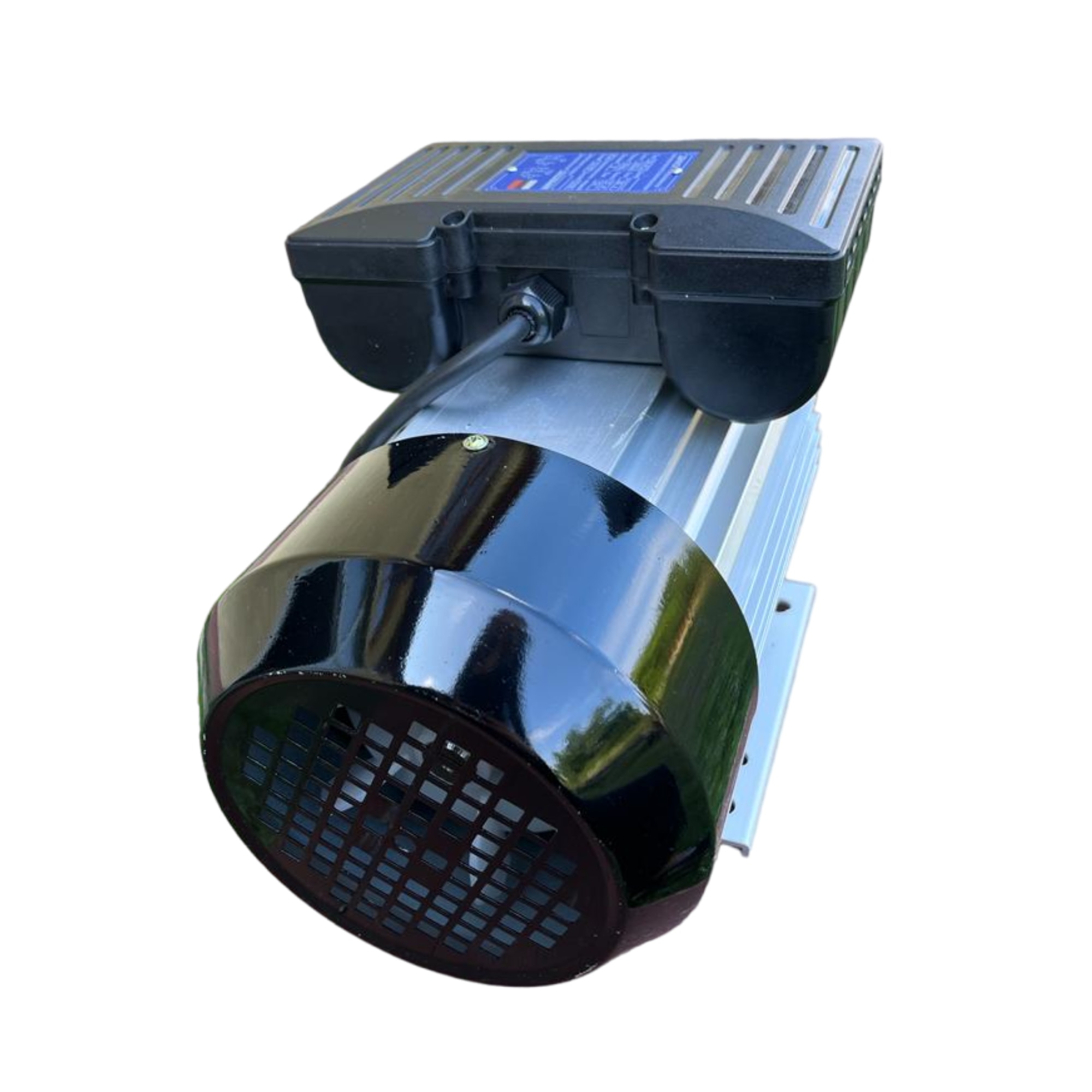 Motor electric monofazat 2.2KW X 3000RPM, bobinaj de cupru, carcasa de aluminiu, 2 condensatori ...